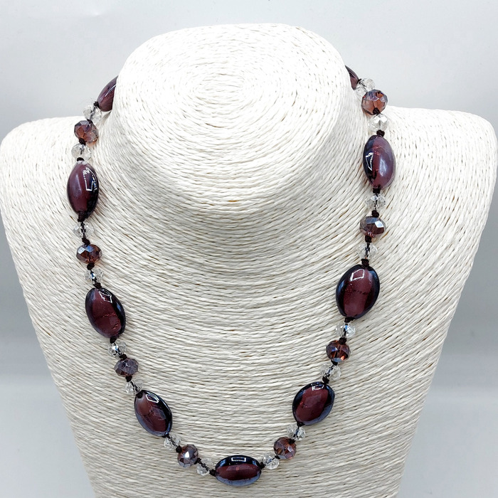 Necklaces Murano glass & Czech crystal :: Stella & Miro Art